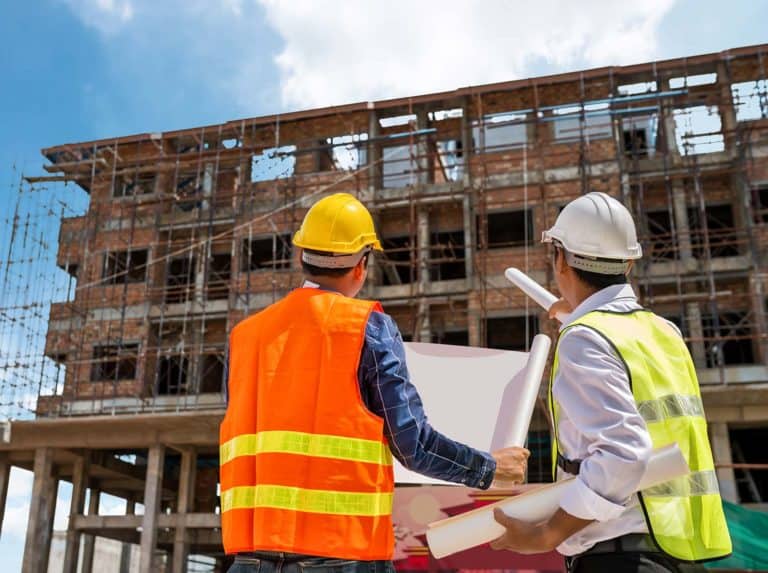 Construction Site Access Road, Clearance In & Preparation For Site